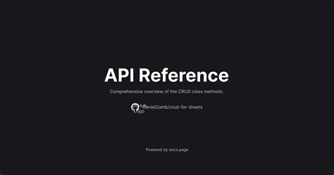 Api Reference