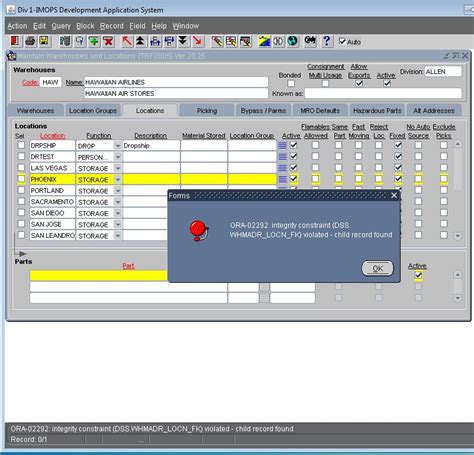 Solved ORACLE ERROR IN FORMS Frm 40657 Experts Exchange