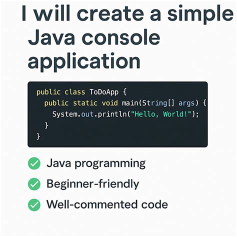 Create A Custom Java Console Application For You By Shadiibraheem Fiverr