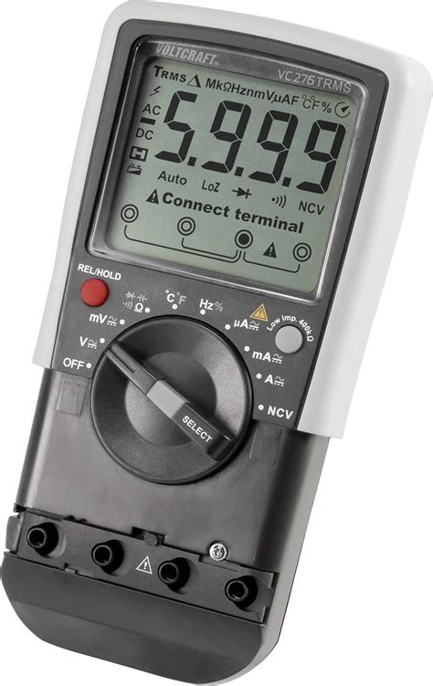 Voltcraft Vc 276 Handheld Multimeter Calibrated To Dakks Standards