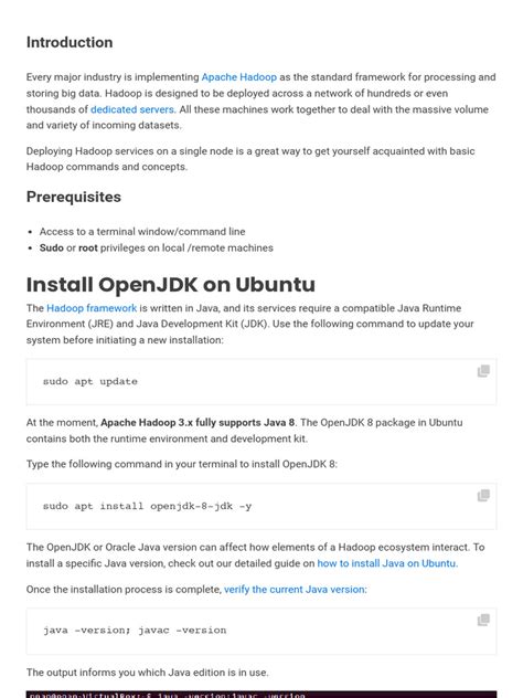 How To Install Hadoop On Ubuntu 18 04 Or 20 04 Pdf Apache Hadoop Secure Shell