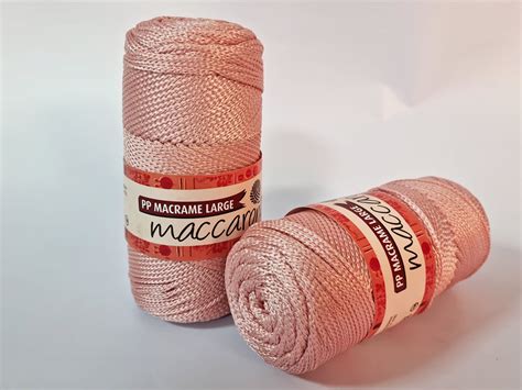 Fir Macrame Roz Pal Maccaroni Pp Macrame Large Set 2 Gheme