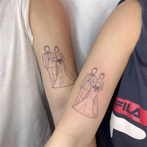 선남선녀 👩‍ ️‍👨 부부타투입니다☺️ 홍대타투 안산타투 합정타투 홍대타투잘하는곳 타투모리한