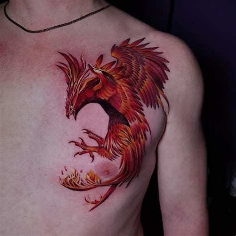 30 Firey Phoenix Tattoo Ideas For Men And Women In 2024