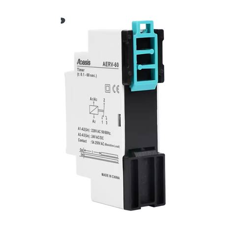ERV 60 220VAC เครองหนวงเวลาทำงาน AOASIS เปด 0 1 60 วนาท Time Relay Delay คอนโทรล NO NC