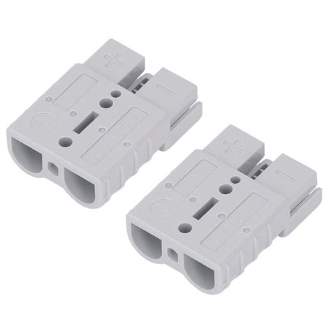 2024 2 Set Battery Quick Connector 50a 600v Fireproof High Conductivity