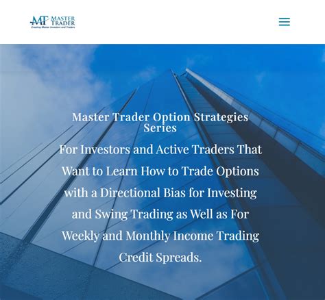 [premium] Master Trader Options Strategies Series For Investors And