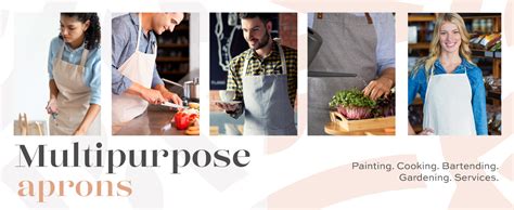 White Classic White Aprons For Adults Commercial Chef
