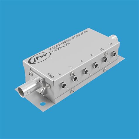 Programmable Attenuator Dc 1000 Mhz 0 63db X 1db 75p 022 Jfw Industries
