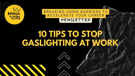 10 Tips To Help Stop Gaslighting At Work