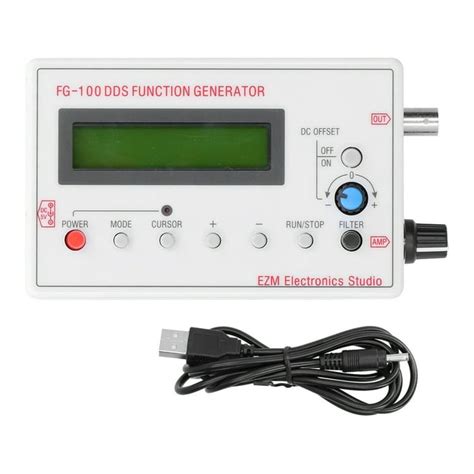 Dds Function Generator Digital Display Waveform Signal Source Frequency