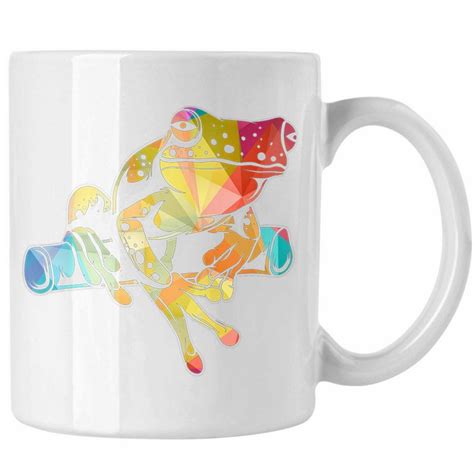 Trendation Tasse Trendation Frosch Tasse Geschenk Polygon Grafik Frösche Grafik Lustig