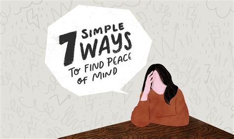 7 Simple Ways To Find Peace Of Mind Ymi