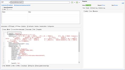 Getting 400 Bad Request If Using Variables But Fine With Hard Coded