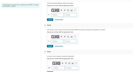 Solved What Is The Potential Difference Between The Plates