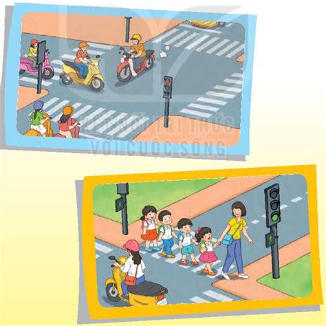 Bài Đèn giao thông trang Tiếng Việt Kết nối tri thức tập Đèn giao thông có mấy màu
