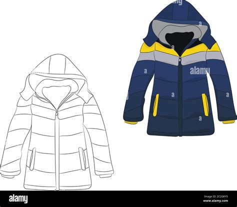 Vector Isolated Sketch Jacket Stock Vector Image And Art Alamy