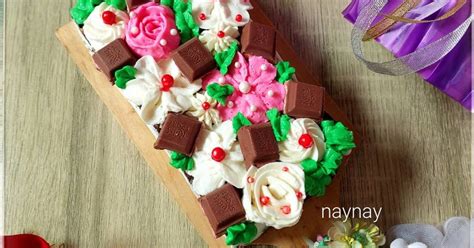 Resep Flowery Fudgy Brownies Oleh Naynay Cookpad
