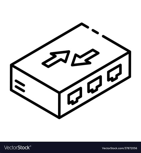 Hub Royalty Free Vector Image Vectorstock