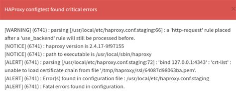 Unable To Load Certificate Chain Help Haproxy Community
