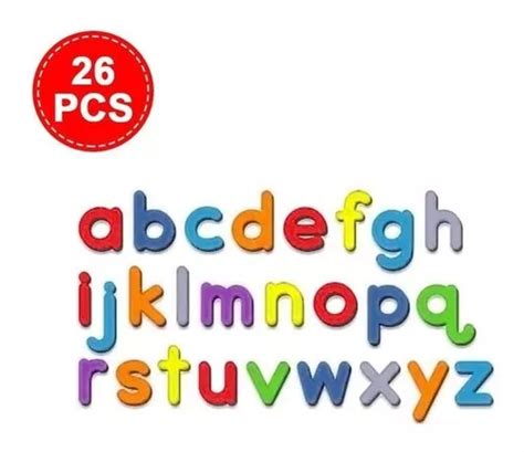 Alfabeto Abecedario Minusculas Magnético Letras Imán Abc En Venta En