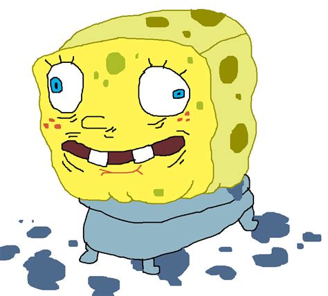 Spongebob Inflates In A Bathtub Traced By Whittiertechfan6 On Deviantart