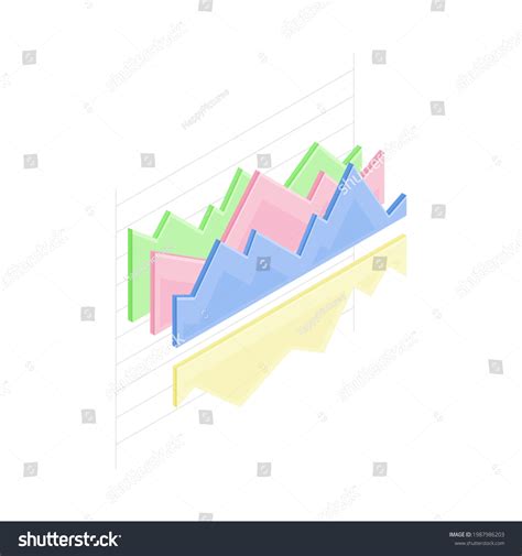 Isometric Infographic Graphic Visual Representation Information Stock