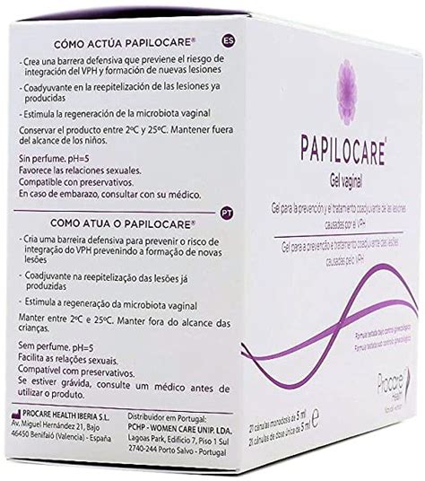 Papilocare Gel Vaginal Para Virus Papiloma Humano