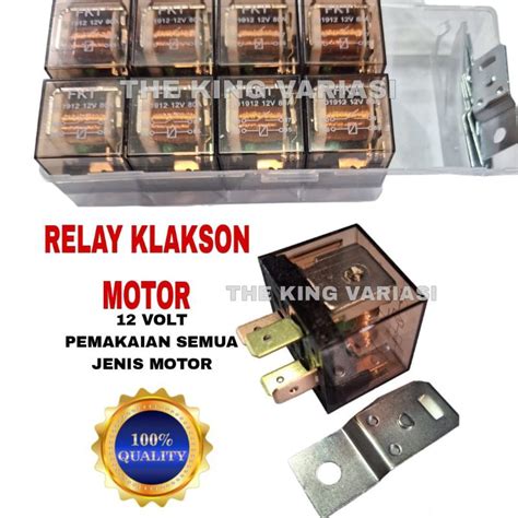Jual Relay Klakson Motor 12 Volt Relay Lampu Motor Rellay Lampu Led