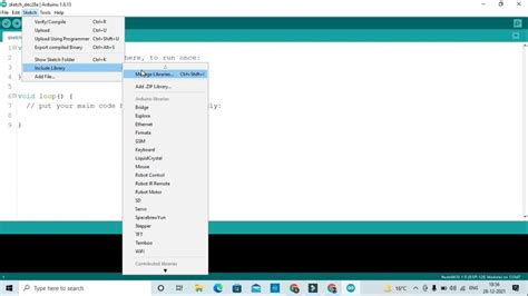 How To Include Libraries In Arduino Ide How To Add Library In Arduino