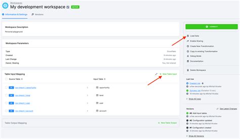 Using A Workspace Keboola User Documentation