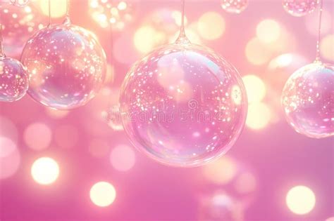 A Luxurious Pink And Gold Bubble Background With A Soft Elegant Glow