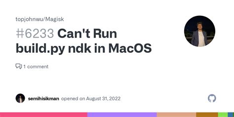 Can T Run Build Py Ndk In MacOS Issue Topjohnwu Magisk GitHub