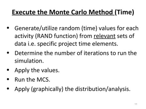 Monte Carlo Simulations Ppt