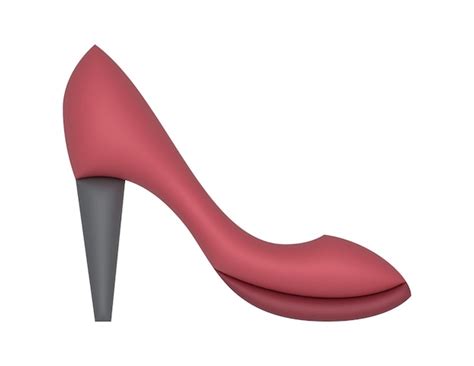 Premium Vector 3d Red High Heel Illustration Vector Design