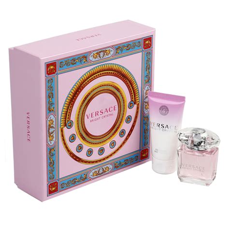 Комплект Versace, Bright Crystal, Жени: Тоалетна вода, 30 мл + Лосион ...