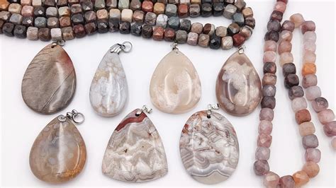 КРУПНЫЕ ПОДВЕСКИ из агата яшмы коралла ОКАМЕНЕЛОЕ ДЕРЕВО Натуральные камни с Алиэкспресс