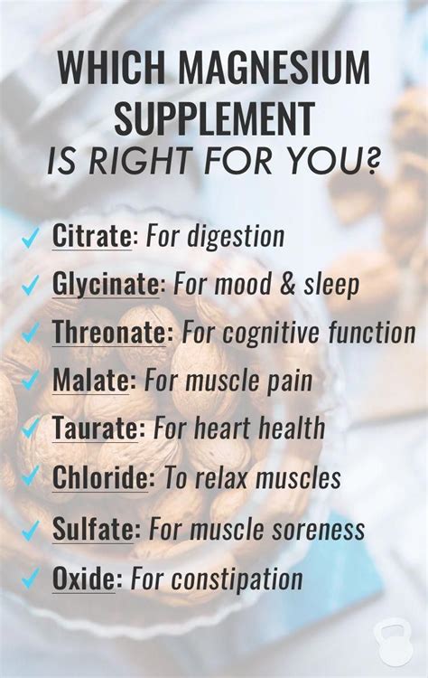 Different Types Of Magnesium Which To Take Artofit