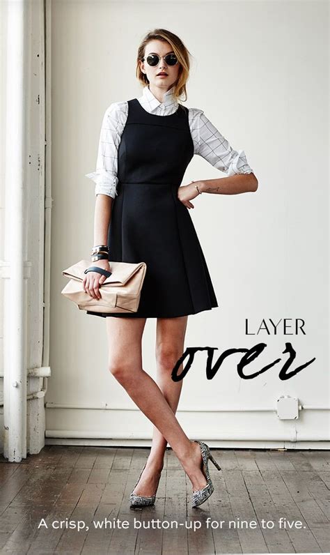 38 Best Under Layering Images On Pinterest Shirt Under Dress