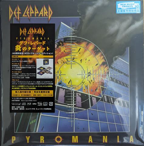 Def Leppard Pyromania 4 X Cd 40th Anniversary Blu Ray 2024