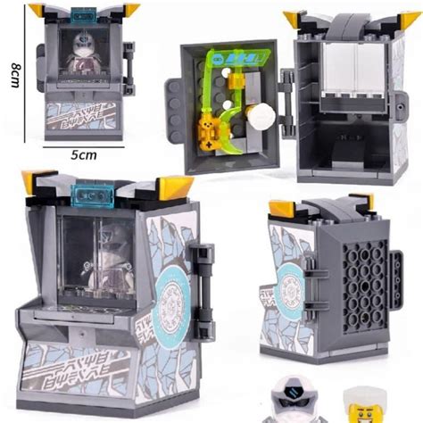 Jual Dl3Code Lego Ninjago Zane 2 Pcs Minifigure Ding Dong Arcade Pod Ninja Go Master Shinobi Isi