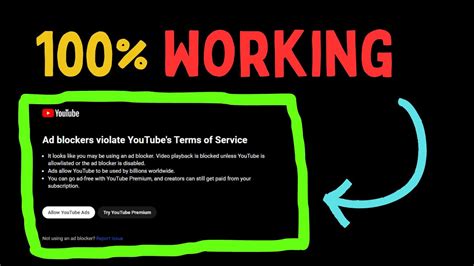 Fix Ad Blockers Violate Youtube Terms Of Service English Youtube