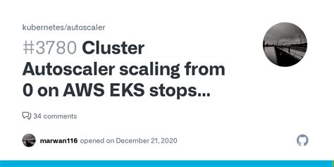 Cluster Autoscaler Scaling From 0 On Aws Eks Stops Working After Ca Pod Is Restarted · Issue