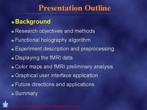 Functional Connectivity Based Framework For Analysis And Visualization