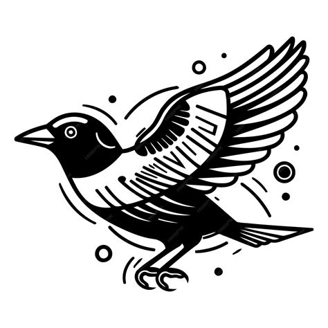 Premium Vector Crow Vector Illustration Isolated On A White Background