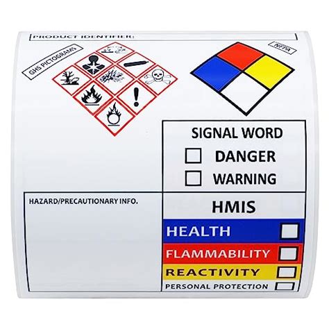Hybsk Sds Osha Labels For Chemical Safety Data 4 X 3 Inches Msds