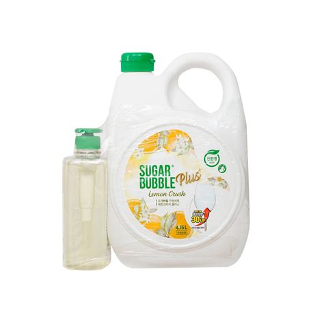 슈가버블 레몬크러쉬 주방세제 4 15l 750ml 믿고 사는 즐거움 Ssg Com