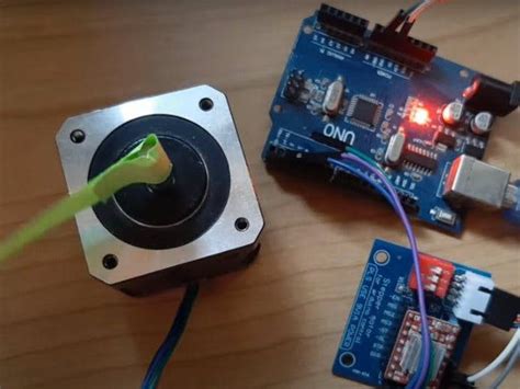 Control Stepper Motor Nema17 With Custom Code In Visuino Pro