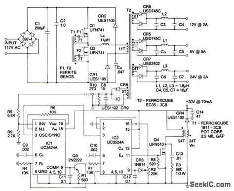 Seriesresonantpowersupply Powersupplycircuit Circuit Diagram