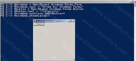 Windows Powershell Üzerinde Cmdlet Pipeline Scripting Kullanımı